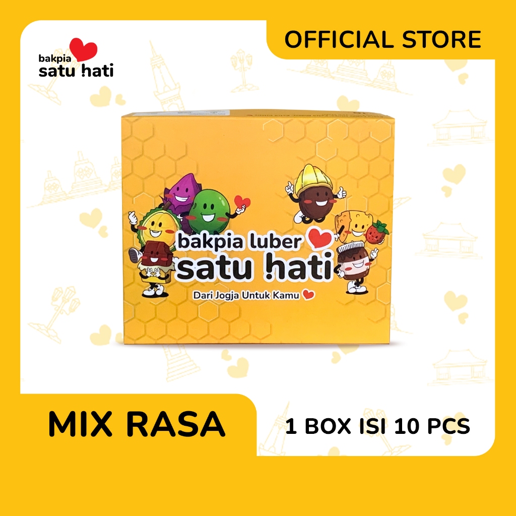 Jual Bakpia KRISPY Satu Hati Mix Rasa | Bakpia Kering Oleh-Oleh Khas ...