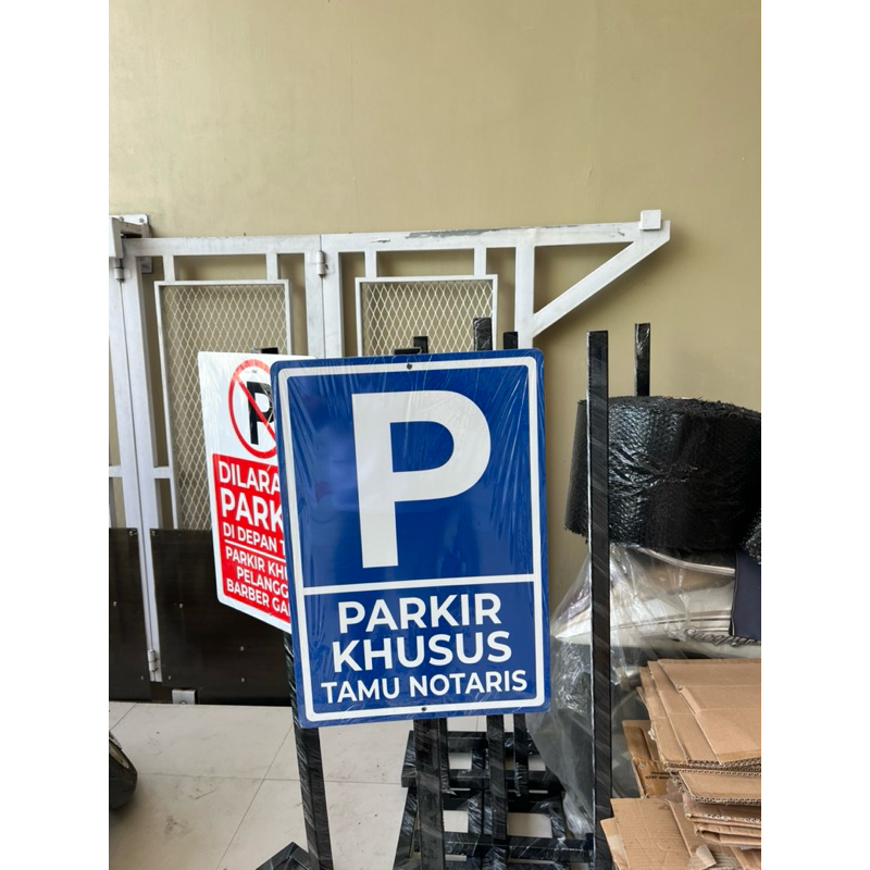 Jual RAMBU PARKIR KHUSUS BISA CUSTOM 35 x 50 CM | SIGN RAMBU ARAH ...