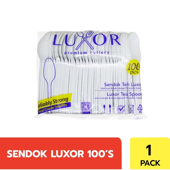 Jual LUXOR SENDOK TEH PUTIH - 100PCS | Shopee Indonesia
