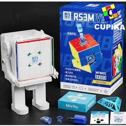 Jual KODE S12Z Rubik Moyu RS3M V5 3x3 Magnetic DUAL ADJUSTMENT ROBOT ...
