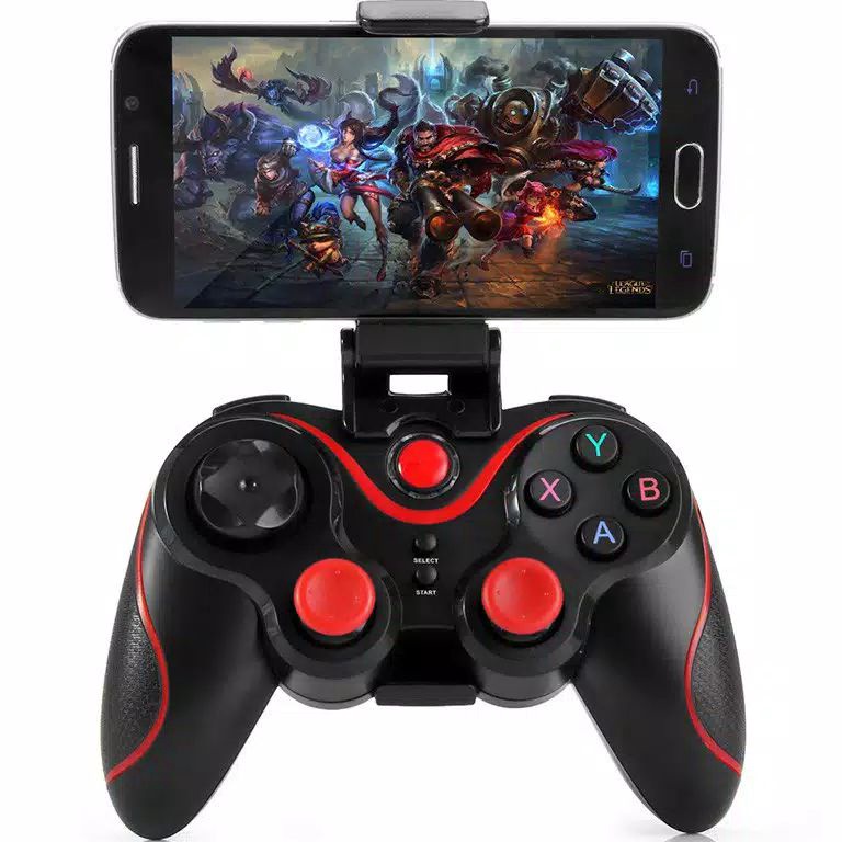 Jual KODE H72N X3 Gamepad Joystick Bluetooth Wireless FREE HOLDER HP ...