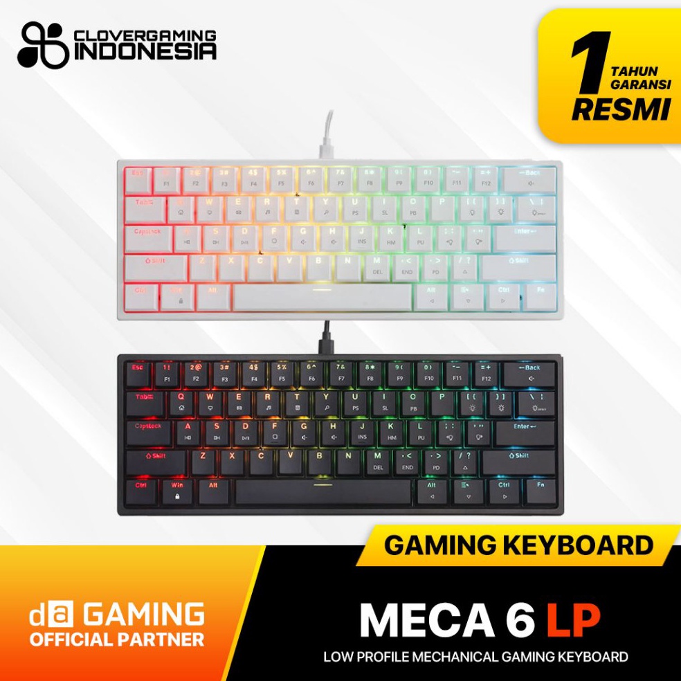 Jual Digital Alliance Meca 6 Meca6 Low Profile Mechanical Gaming ...