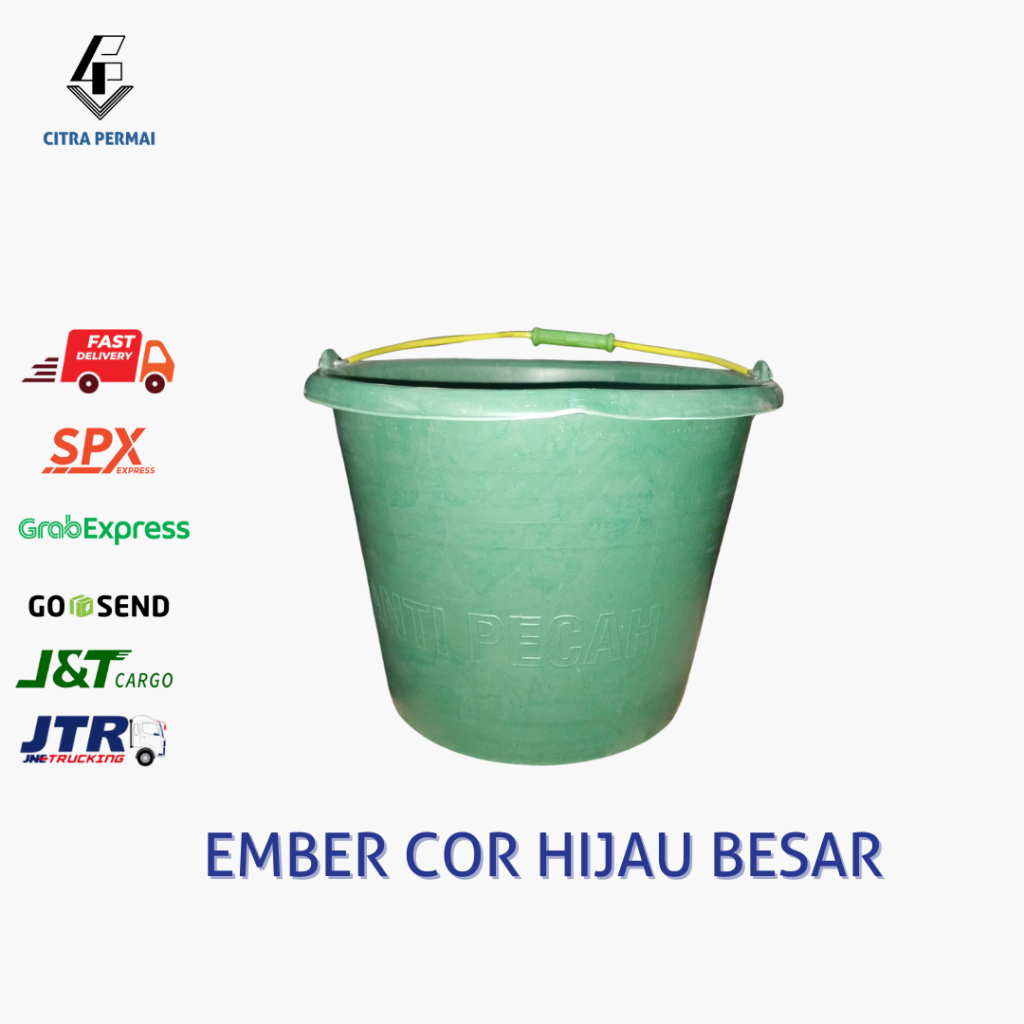 Jual EMBER COR HIJAU BESAR/EMBER BANGUNAN/EMBER TUKANG | Shopee Indonesia