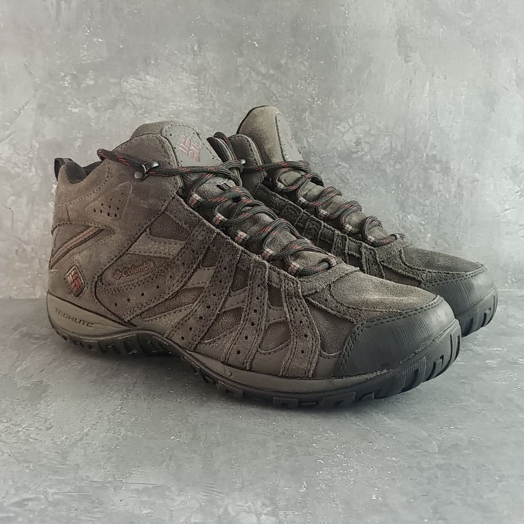 Jual Sepatu Columbia Redmond Mid Leather Mud Bright Copper Waterproof ...
