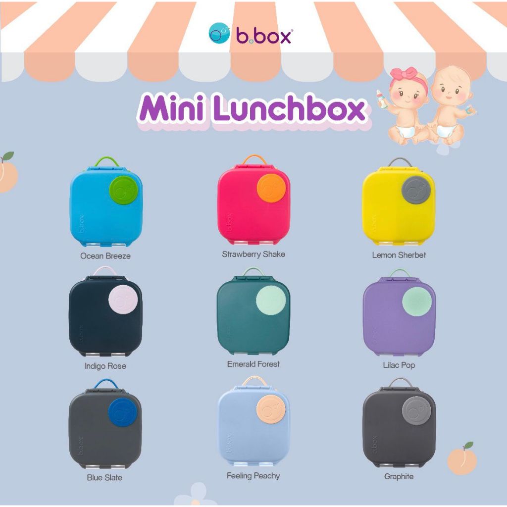Jual B.BOX MINI LUNCH BOX / TEMPAT MAKAN ANAK SEKOLAH / TEMPAT BEKAL / tempat makan bbox / mini ...