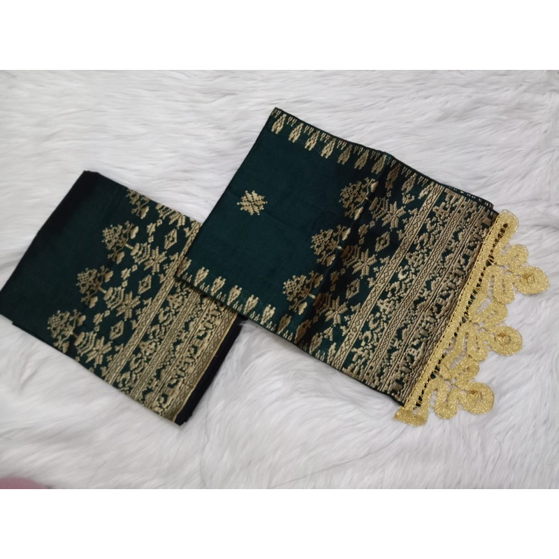 Jual Songket silungkang ijo botol gold rendo koto gadang | Shopee Indonesia