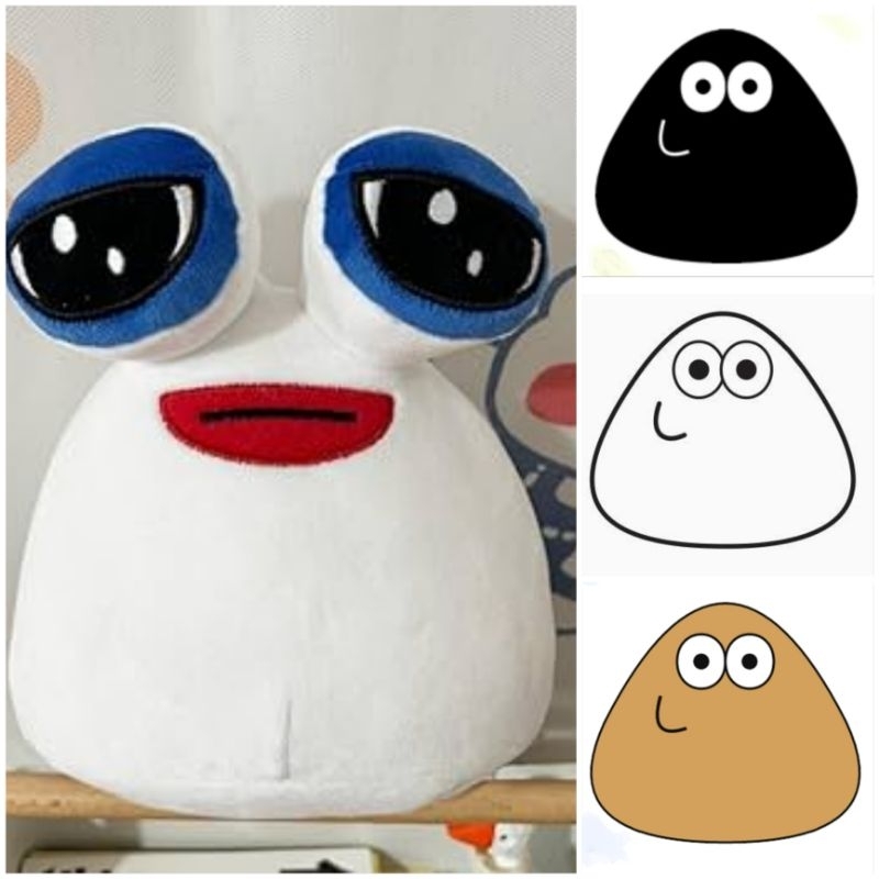 Jual Pou Plush My Pet Alien Doll Plush Toy Anime Game Pou Plush boneka ...