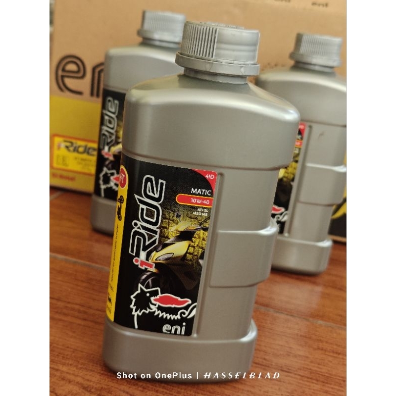 Jual Oli motor Original ENI i-Ride 4T Matic 10W-40 0,8L | Shopee Indonesia
