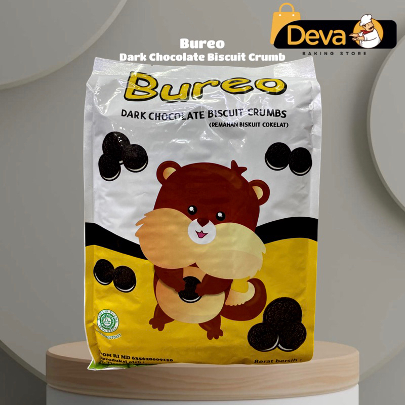 Jual Bureo Dark Chocolate Biscuit Crumb - Bureo Remahan Biskuit Cokelat ...