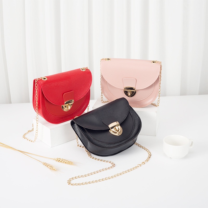 Jual Tas Kecil Trendi Pola Kulit Buaya untuk Wanita Tas Sadel Modis ...