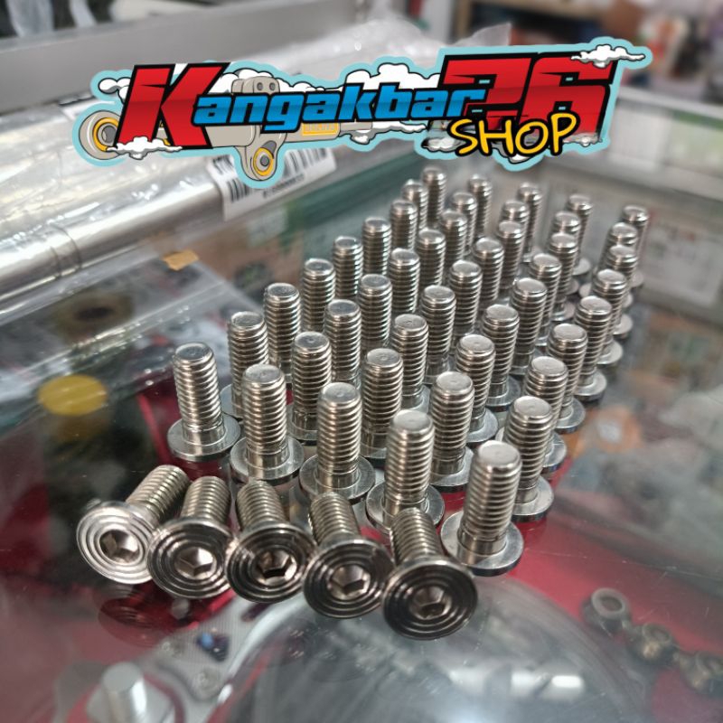 Jual BAUT L PIRINGAN CAKRAM STENLIS KODE THE ORIGINAL 100% BAUT PIRINGAN DISC BRAKE CAKRAM ...