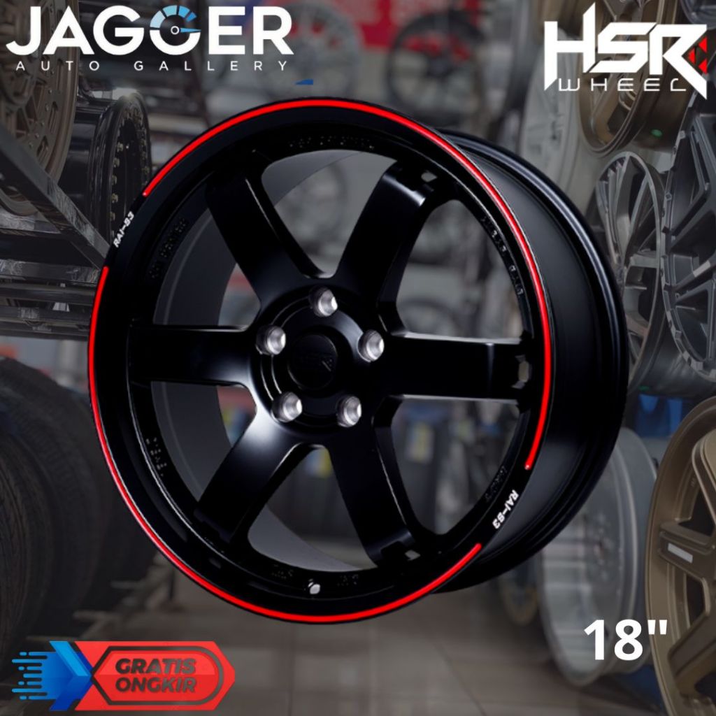 Jual velg mobil terbaru HSR R18 mobil innova, rush/terios, crv, hrv ...