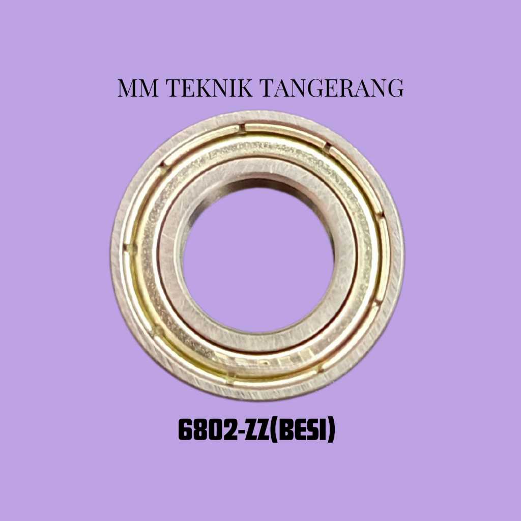 Jual Ball Bearing 6802 zz (tutup besi) 2rs (tutup karet) Laher Original ...