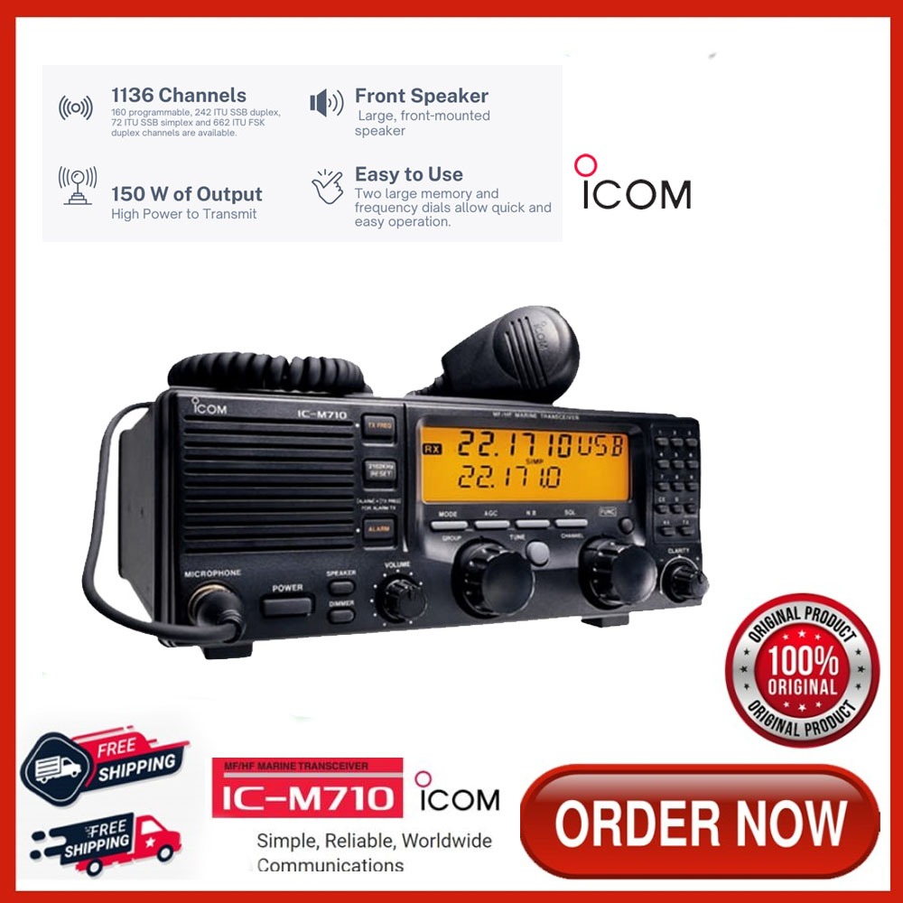 Jual Radio SSB Icom IC M710 M 710 MF HF ssb | Shopee Indonesia
