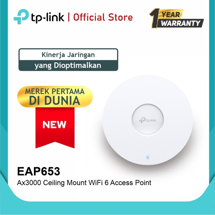 Jual TPLINK EAP653 AX3000 Ceiling Mount WiFi 6 Access Point | Shopee Indonesia