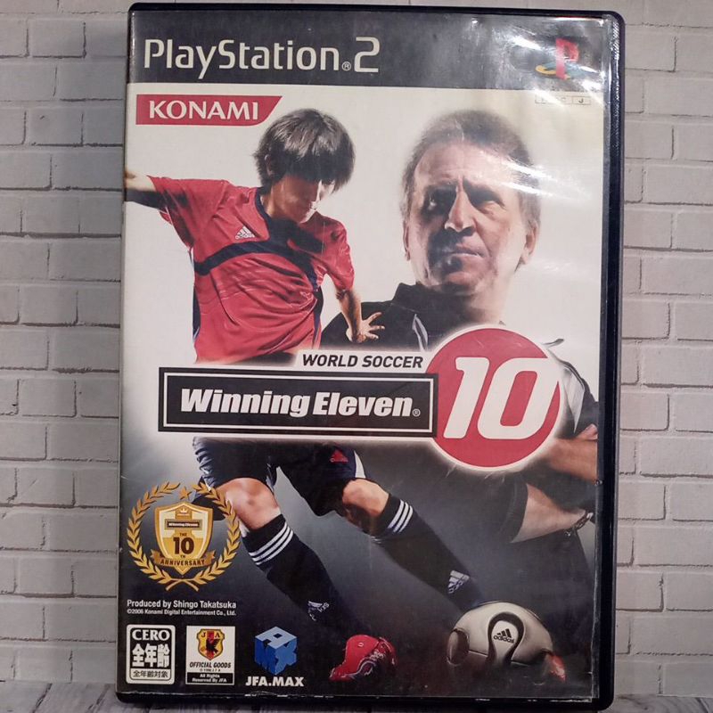 Jual CD Original Ps2 Winning eleven 10 Jpn Bahasa Jepang Box dan Cover ...