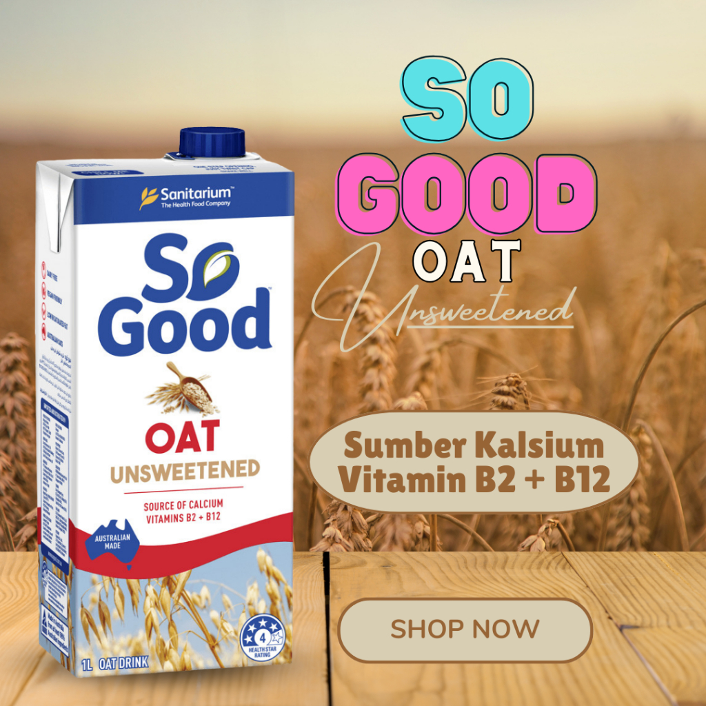 Jual SUSU So Good OAT Drink Milk Unsweetened 1 Liter - Sanitarium ...