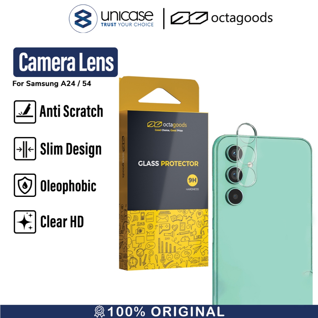 Jual Camera Lens Tempered Glass Samsung Galaxy A24/A54 octagoods Clear ...