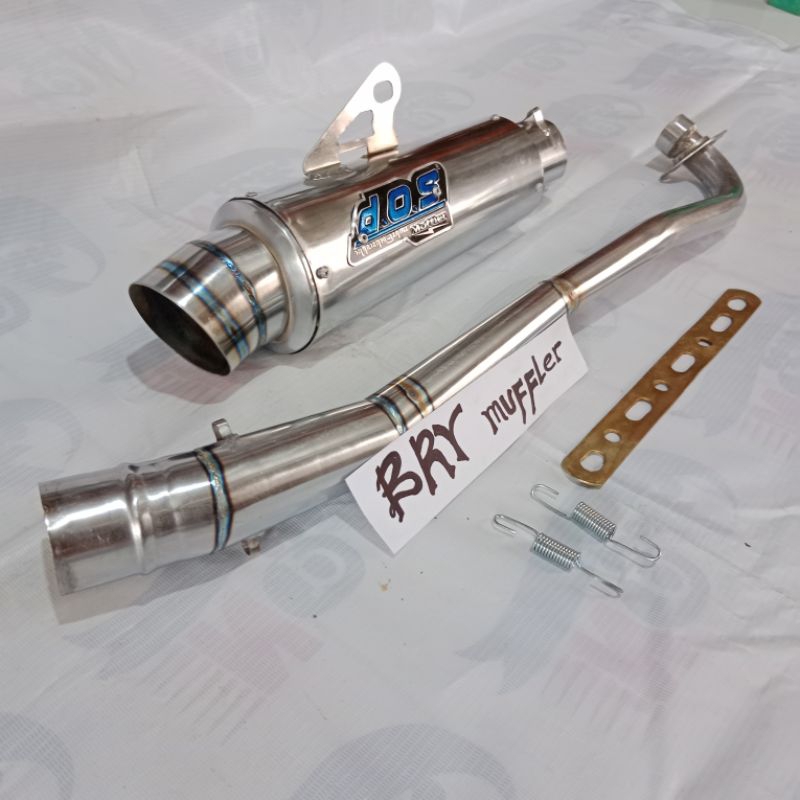 Jual knalpot racing DOS full system untuk motor Honda Blade Jupiter ...