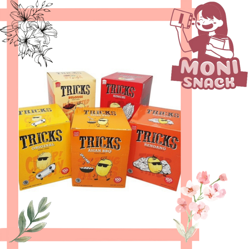 Jual Promo TRICKS Biskuit Kentang Tricks Baked Crisps Original (1 Pack ...