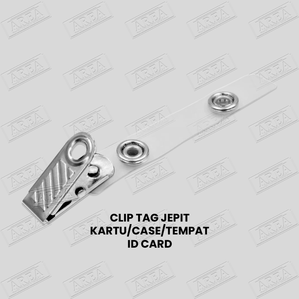 Jual Tali Gantungan Klip Jepit ID Card/Tali Jepit Name Tag/Tali ID Card ...