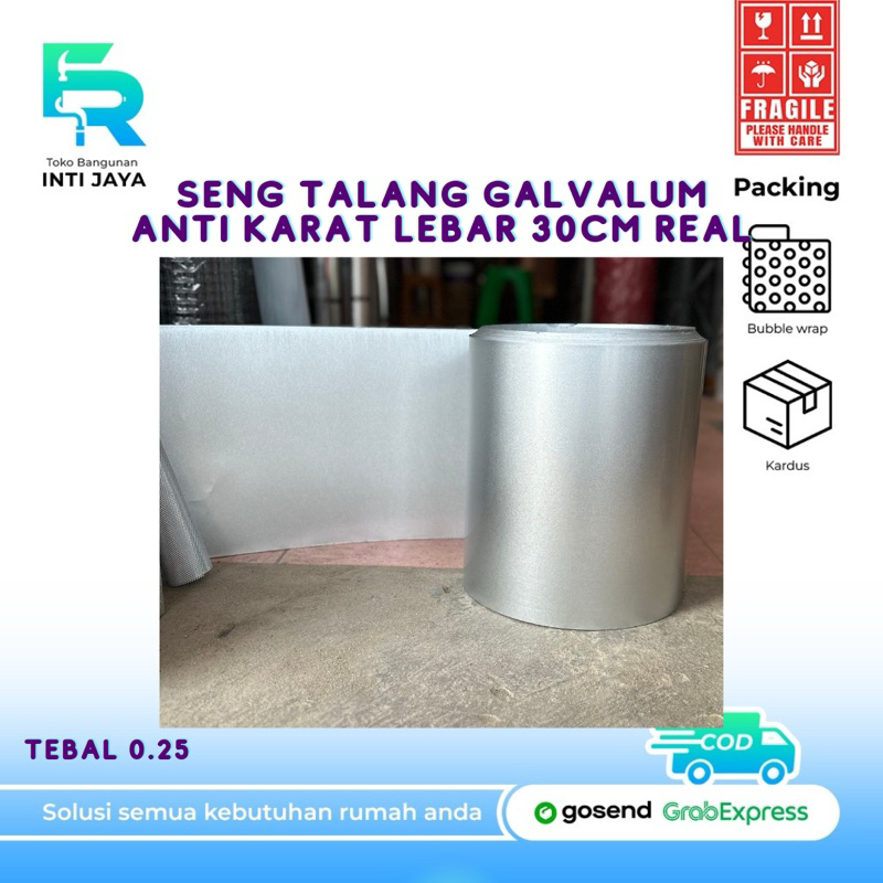 Jual Seng Talang Galvalum Anti Karat Lebar 30CM Real / Harga Per 1 ...