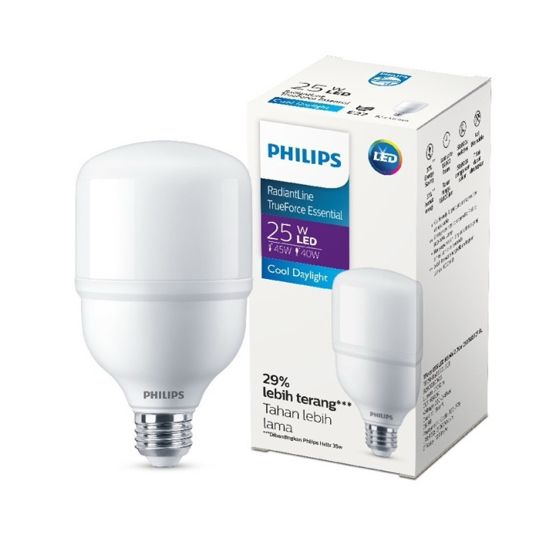 Jual Lampu Led Philips 25w 25 watt Essential Trueforce | Shopee Indonesia