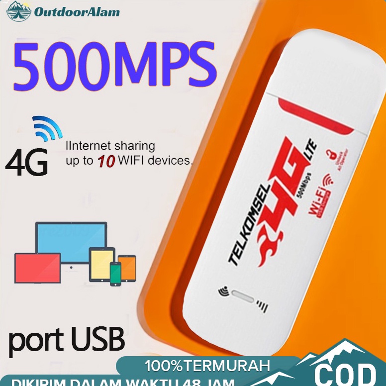 Jual KODE F93U COD Modem WIFI 4g All Operator 5 Mbps LTE Modem USB Mobile WiFi Support 1 Devices ...
