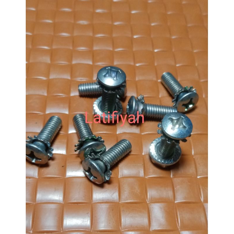 Jual baut dorlol m6 kepala cembung baut spion original harga satuan ...
