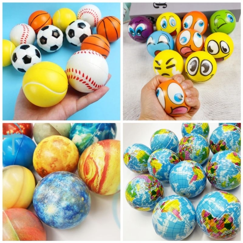 Jual 1Pcs Mainan Bola Olahraga Foam Remas Untuk Terapi Stroke Atau ...