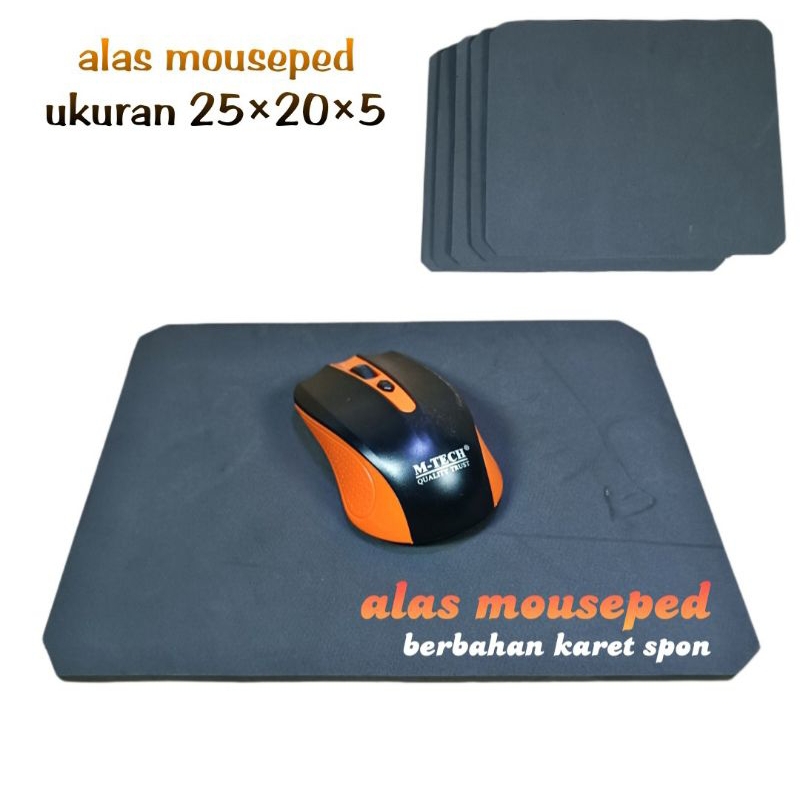 Jual Alas mousped / tatakan mouseped, berbahan karet spon per/pcs ...