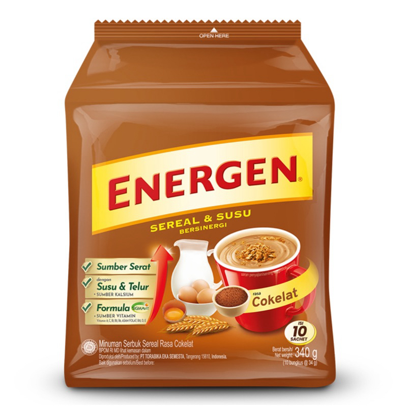 Jual Energen Minuman Susu Sereal Aneka Rasa Isi 10 Sachet | Shopee ...