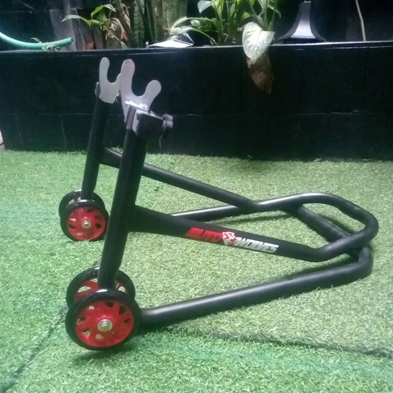 Jual Standar Paddock pedok besi bulat motor sport warna Ninja fi R15 ...