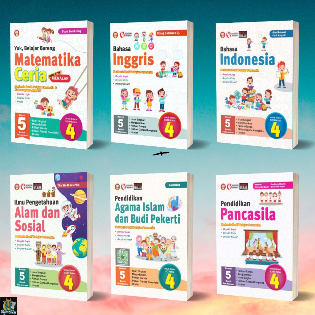Jual Buku Bahasa Indonesia/Inggris/Matematika/IPAS/Pancasila/PAI SD/MI Kelas 4/IV Kurikulum ...