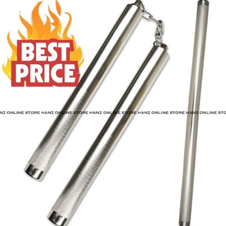 Jual Super Shipping Promo Terbaru DOUBLE STICK SAMBUNG NUNCHAKU BESI ...