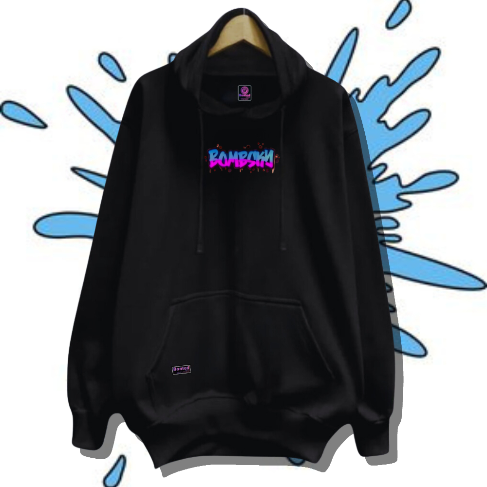 Jual Hudie Pria Oversize Hitam Hoodie Cowok Cewek Distro Original Brand ...