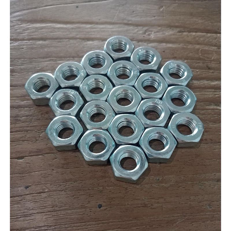 Jual Mur M10x1.5 Galvanis / Mur Putih M10 | Shopee Indonesia