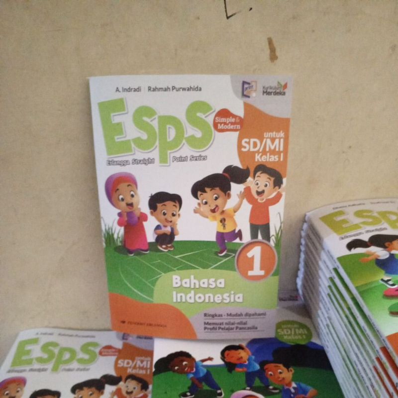 Jual Buku Esps Bahasa Indonesia1 untuk SD/MI kelas I kurikulum Merdeka | Shopee Indonesia