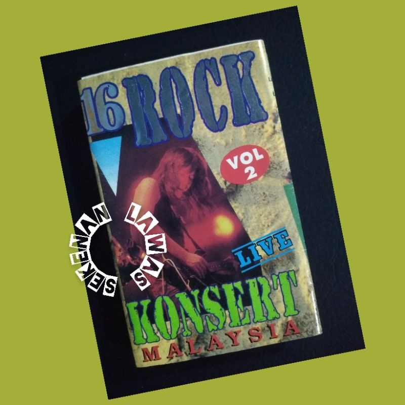 Jual Kaset 16 Rock Konsert Malaysia (Cover Dalam Ada Coretan)/ Febians ...