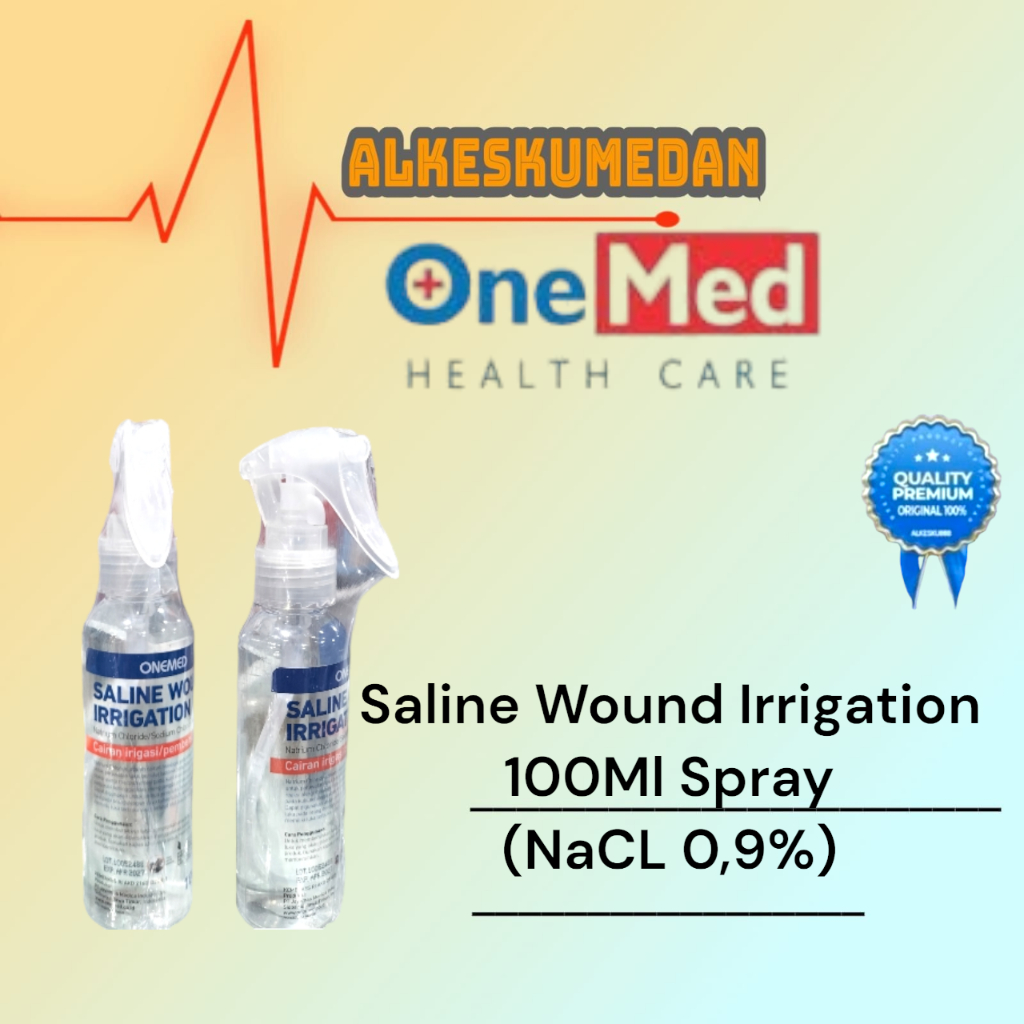 Jual ONEMED SALINE WOUND IRRIGATION SPRAY 100ML [NACL 0,9%] | Shopee Indonesia