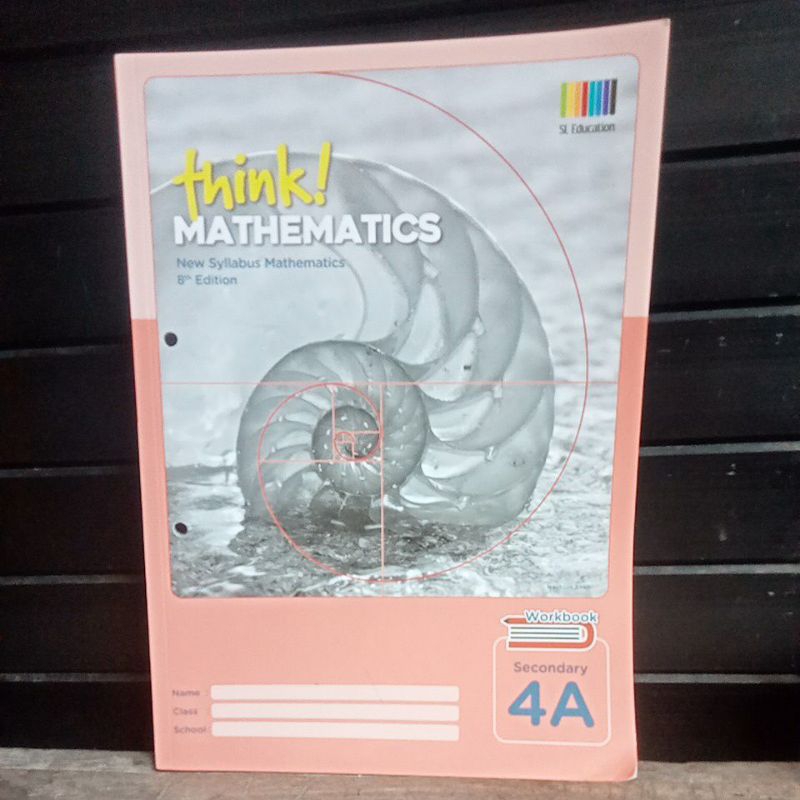 Jual Think mathematics new syllabus mathematics 8th edition workbook 4A ... Jual Think mathematics new syllabus mathematics 8th edition workbook 4A ...