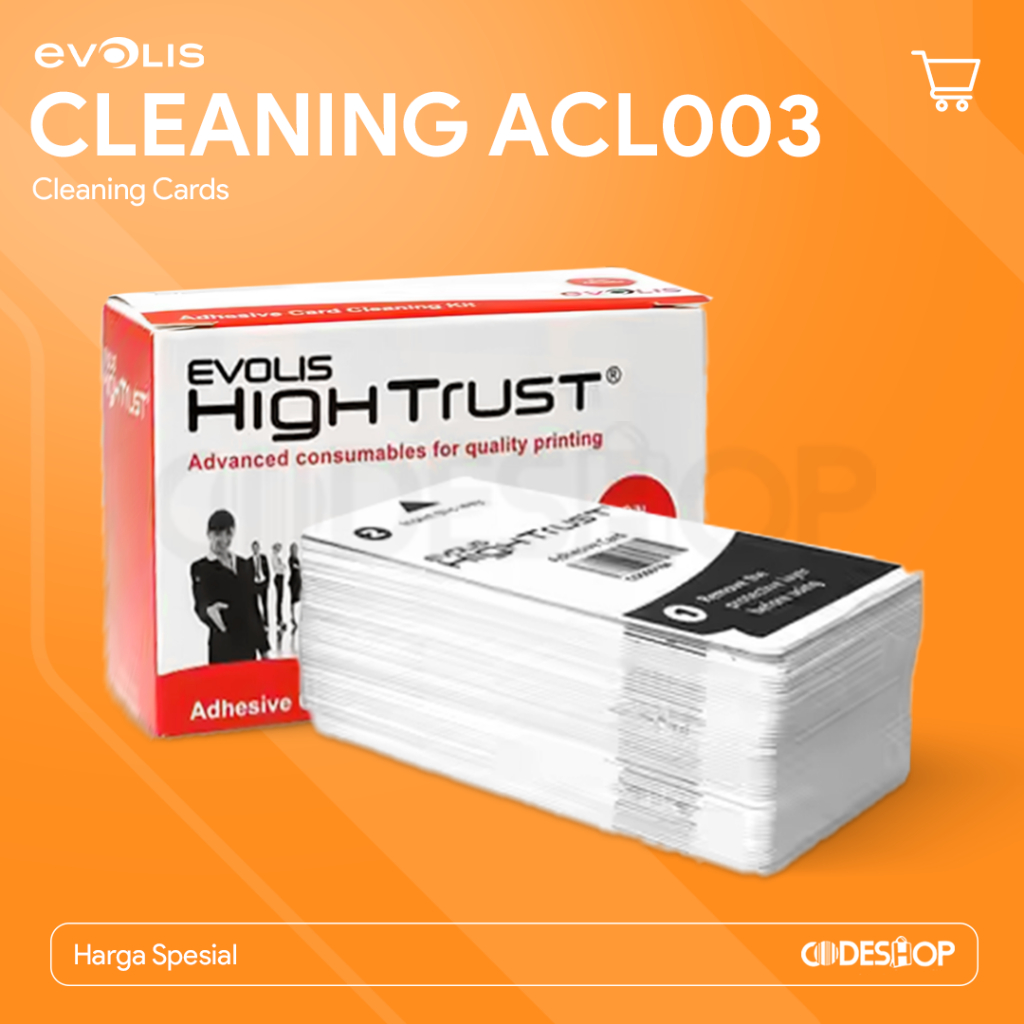 Jual Cleaning Card ACL003 Evolis Zenius Primacy 308 318 Original (25 ...