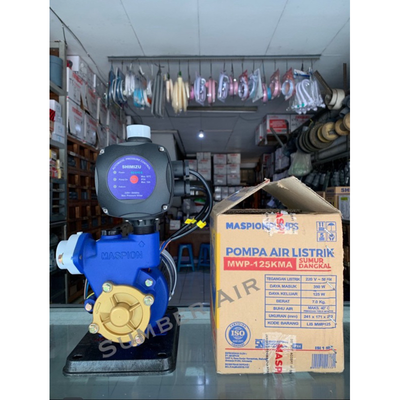 Jual Pompa Air Pendorong / Booster MASPION MWP 125 KMA | Shopee Indonesia