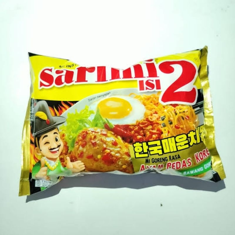 Jual Mie Instant Sarimi Isi 2 Mi Goreng Rasa Ayam Pedas Korea | Shopee ...
