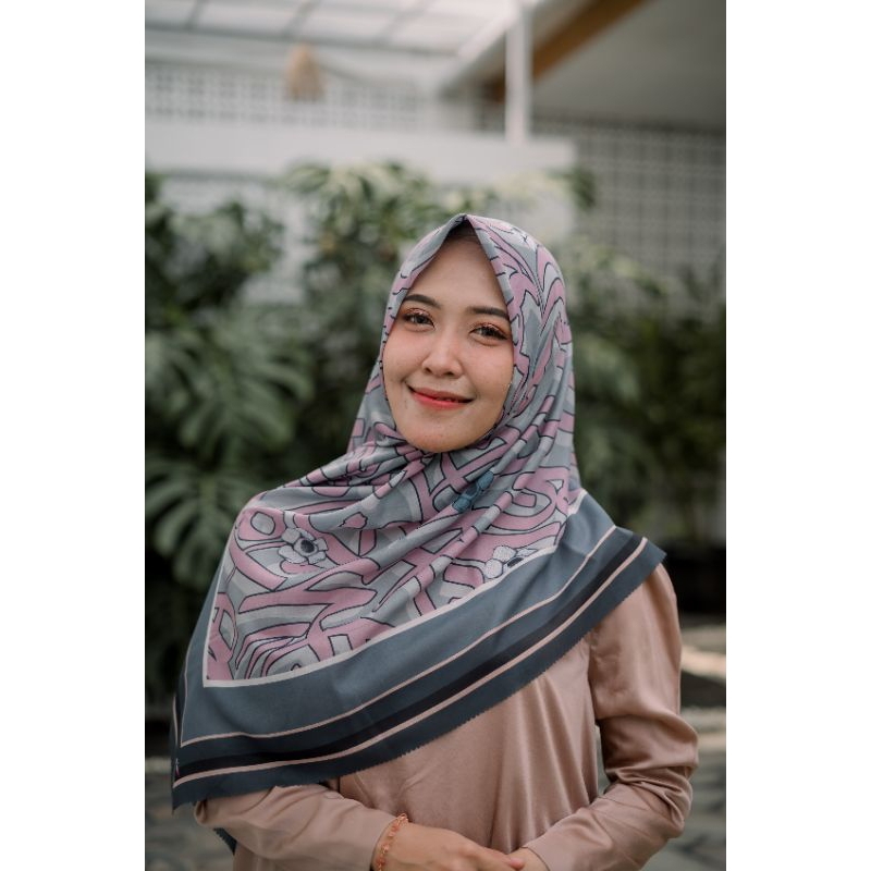 Jual hijab Voal motif rafflesia & batik besurek khas bengkulu ...