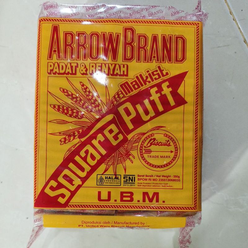 Jual ARROW BRAND BISKUIT CREAM CRACKER 350 GR | Shopee Indonesia