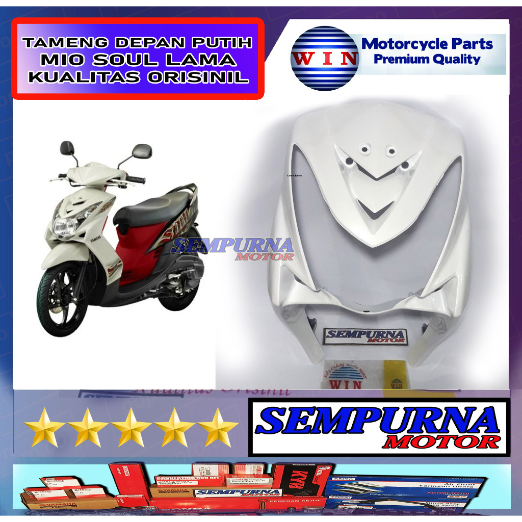 Jual Merek Win Kualitas Original Panel Tameng Depan Mio Soul Old Lama ...