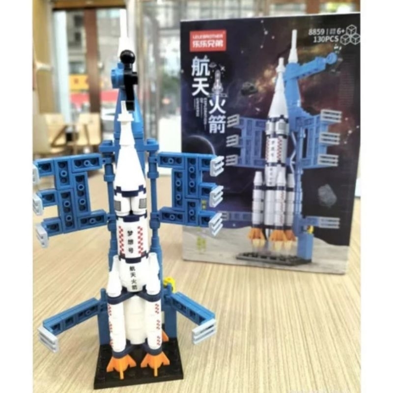 Jual Mainan Brick Pesawat Luar Angkasa - Block Roket Astronot Balok ...