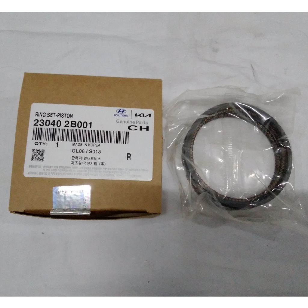 Jual RING SET PISTON STANDAR RIO ALL NEW - MOBIS/ASLI (23040 2B001 ...