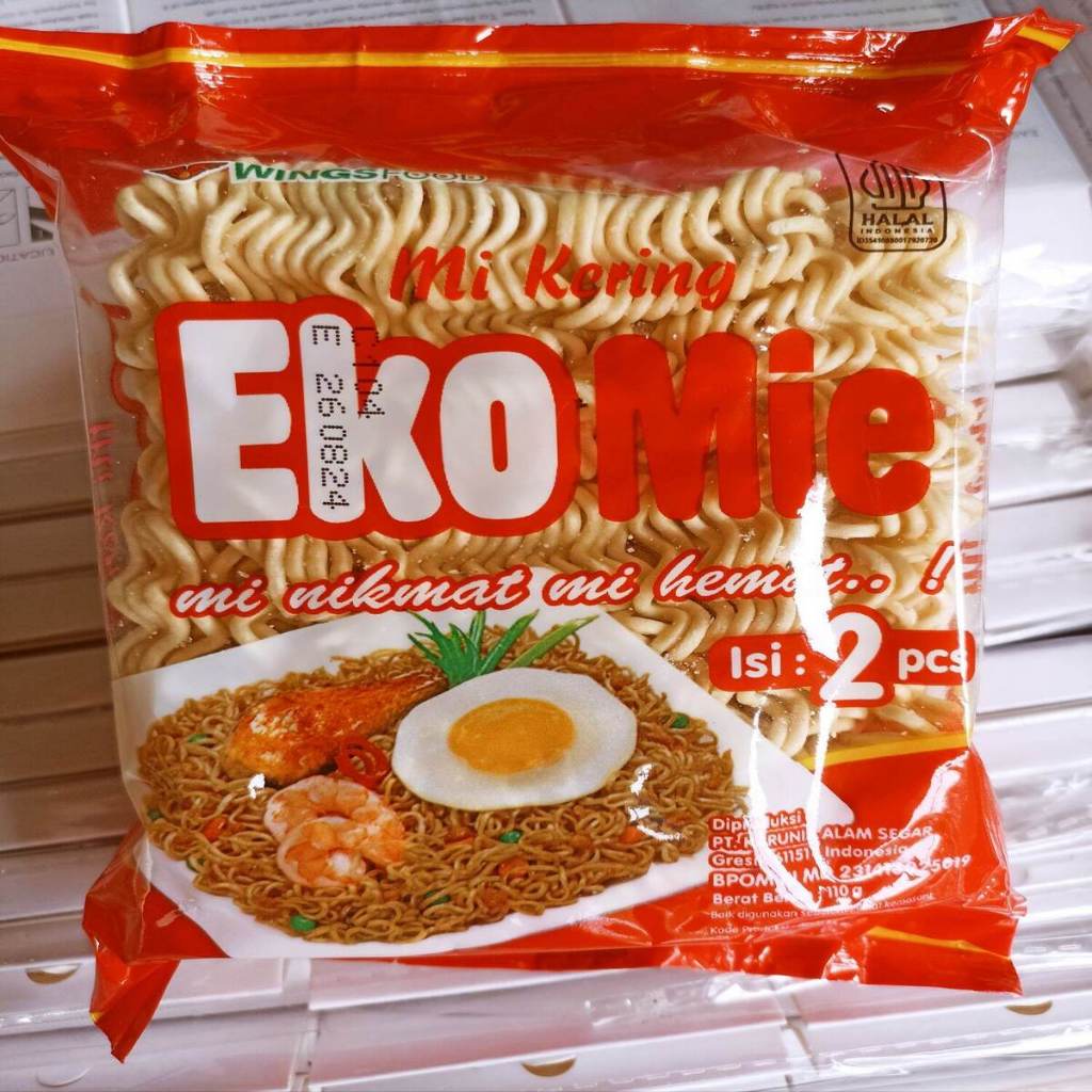 Jual (120gr) EKO MIE Mi Kering Isi 2 pcs Noodles Food | Shopee Indonesia